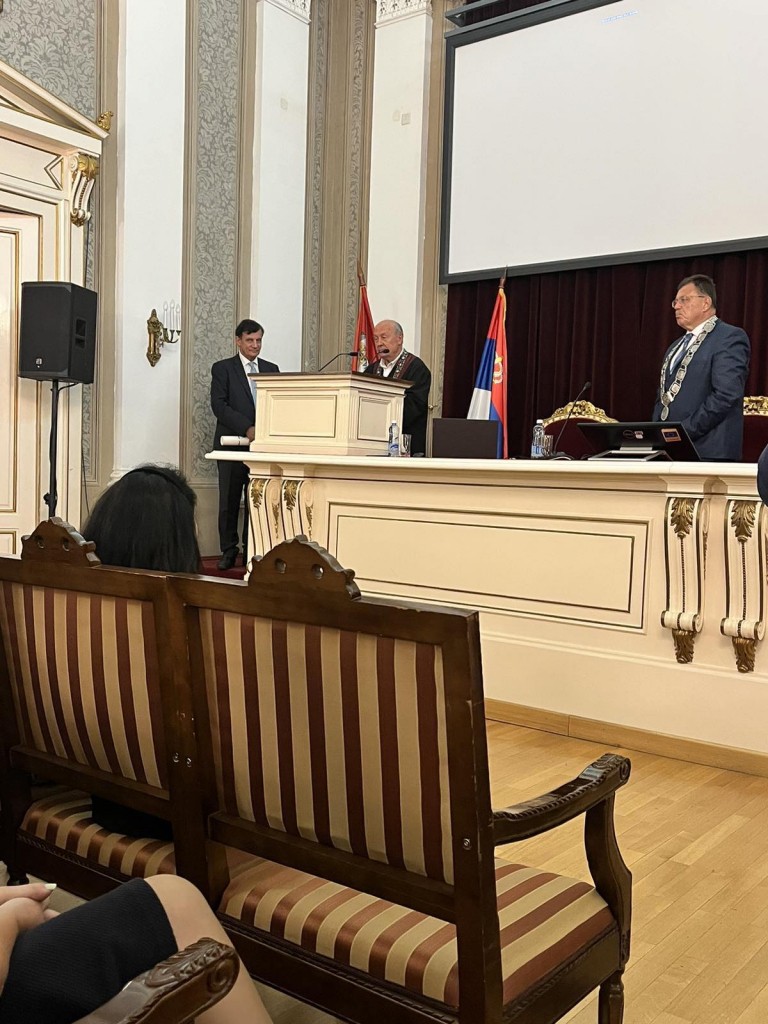 The Rector of NKUA, Professor Meletios-Athanasios Dimopoulos, was ...