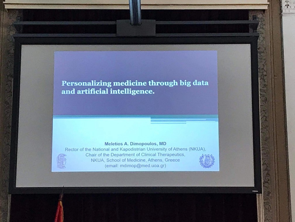 The Rector of NKUA, Professor Meletios-Athanasios Dimopoulos, was Awarded the Title of Doctor ...