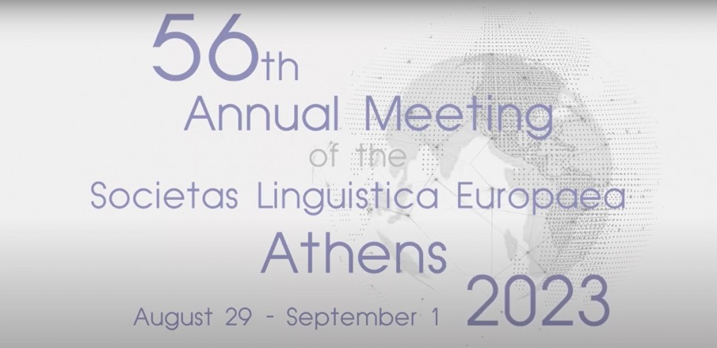 56th Annual Meeting of the Societas Linguistica Europaea 29 August – 1 ...